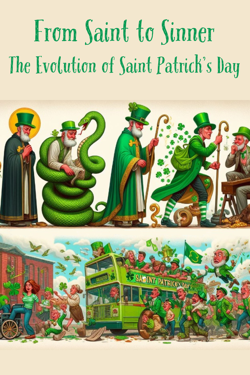 From Saint to Sinner - The Evolution of Saint Patrick's Day - J.C. Keough